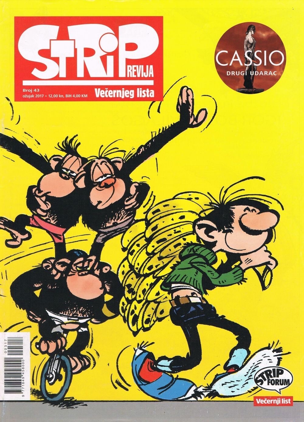 STRIP REVIJA #43 2017 CROATIAN COMIC cover GASTON | eBay