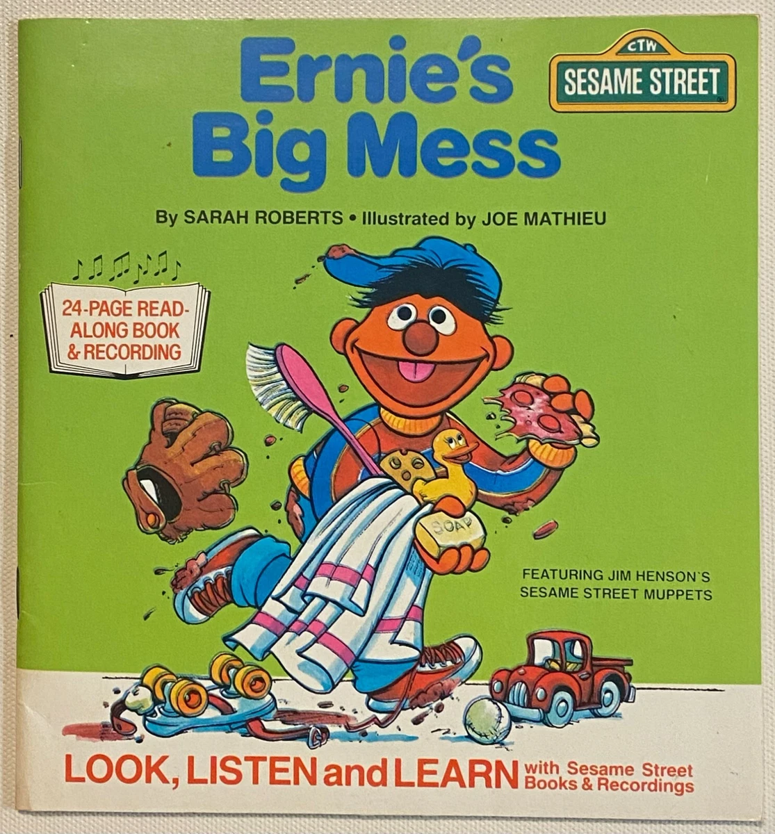 Sesame Street S Ernie Big Mess
