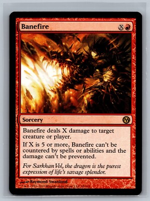 Magic The Gathering Duels of the Planeswalkers Banefire #35/113 MTG TCG ...