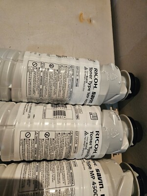 Ricoh 841346 MP 4500 Black Toner 4 Pack Genuine New OEM No box ...