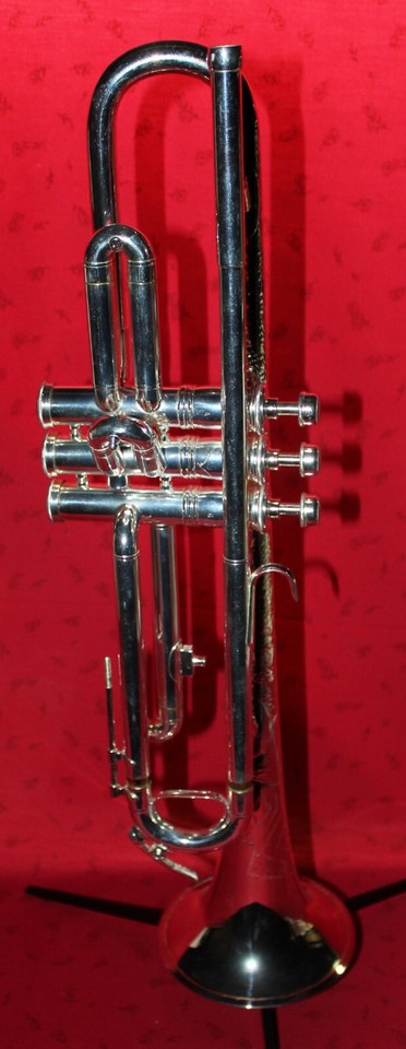 Magnificent Restored Czech Trumpet, Hand Hammered Bell, Stenciled West ...