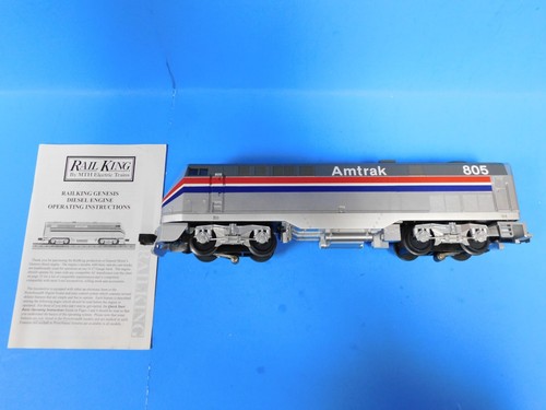 MTH O Gauge RailKing Amtrak #805 Genesis Diesel Engine (Powered) with ...