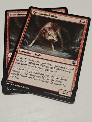 2 of Runebound Wolf 0168, INR MTG TCG | eBay
