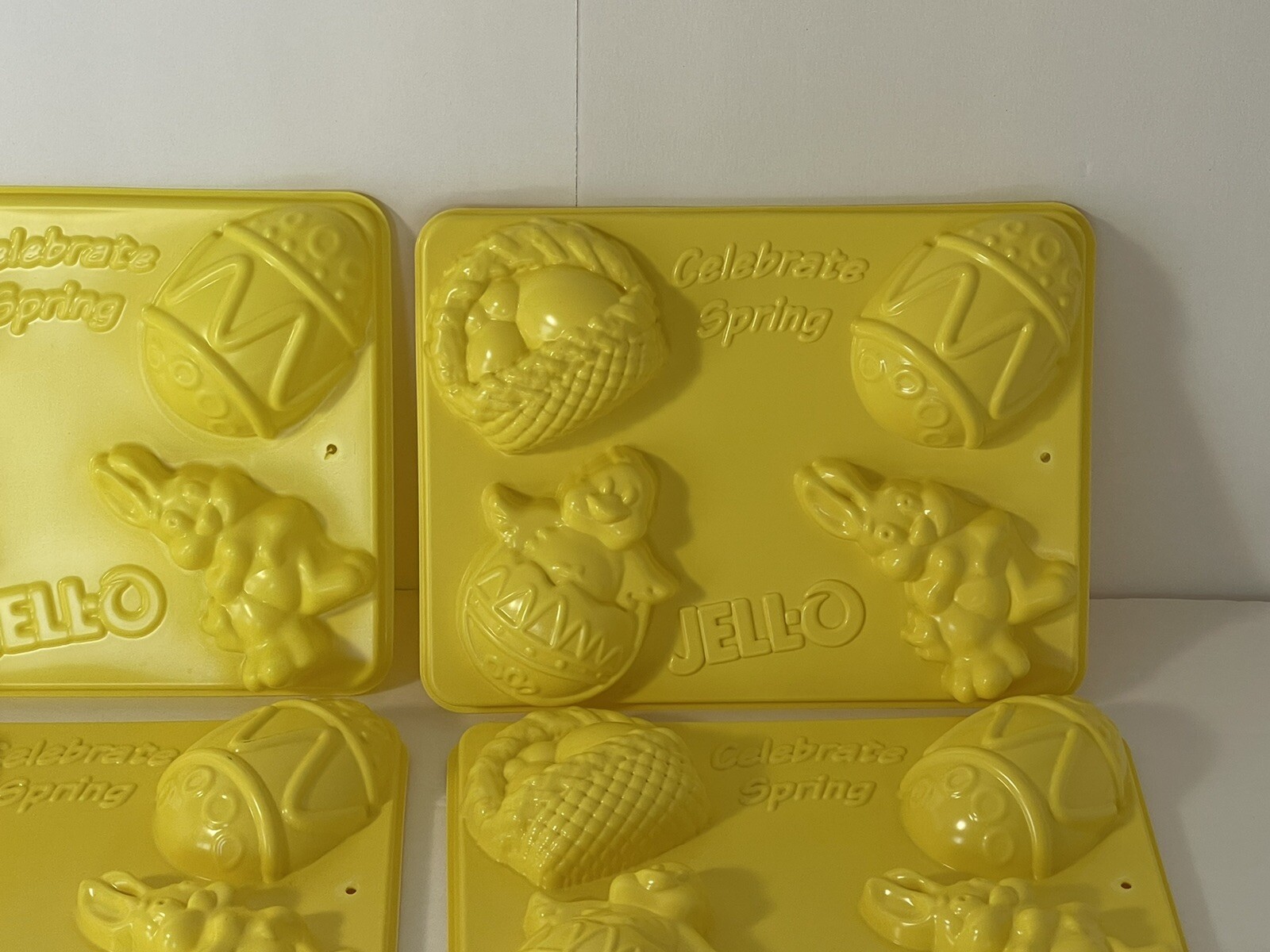 Jell-O Jigglers Easter Molds Jello Candy Gelatin Bunny Egg Basket Chick ...