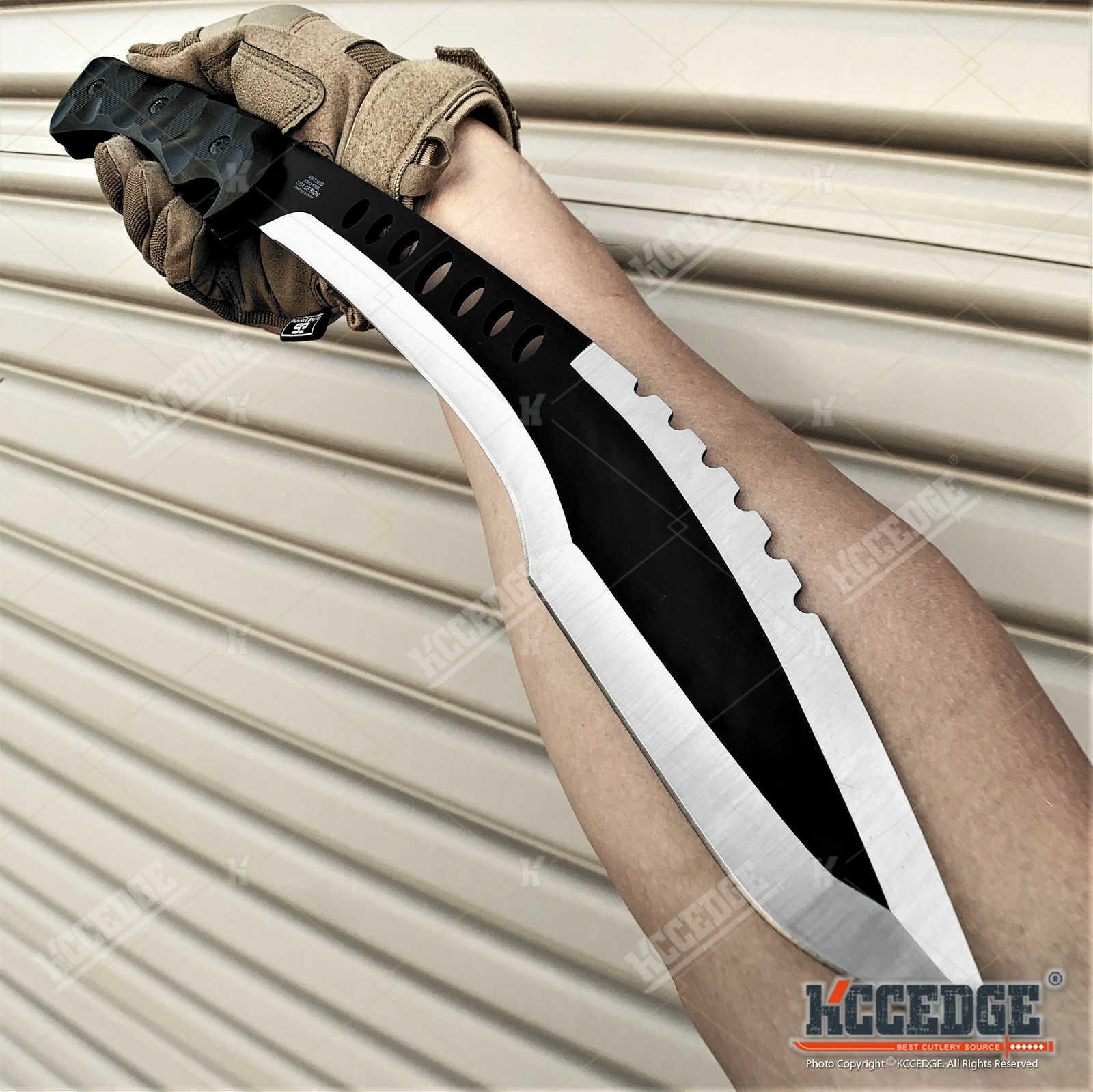 16 INCH FIXED BLADE KNIFE MACHETE FULL TANG BLADE TACTICAL KNIFE ...