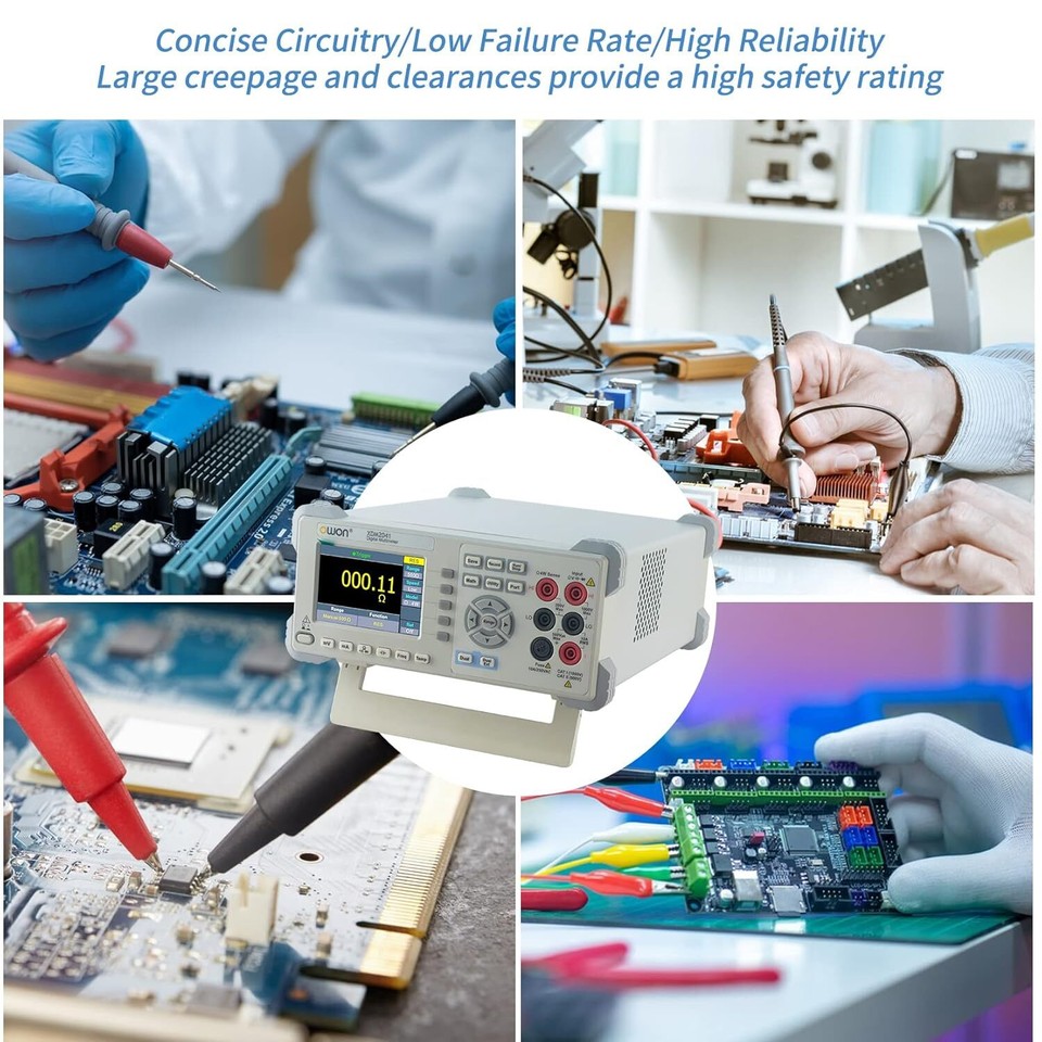 OWON 4 1/2 Digits XDM1241 Bench-type Digital Multimeter True RMS 55000 ...