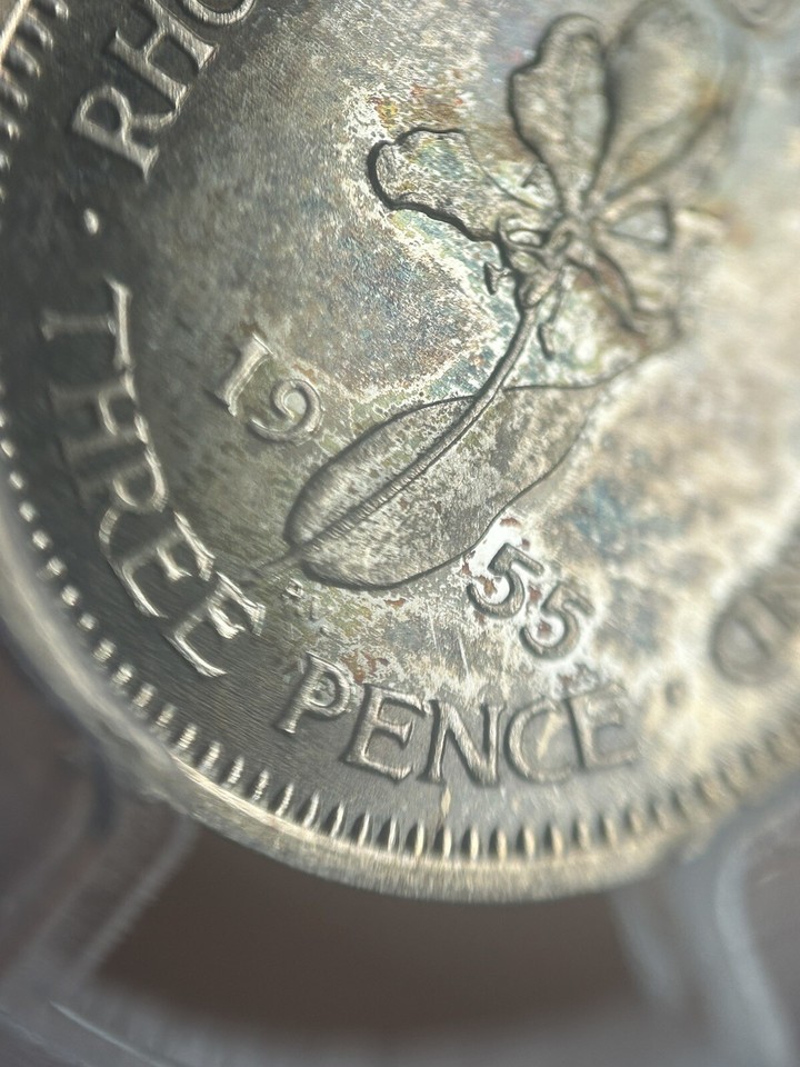 1955 Rhodesia & Nyasaland Proof Threepence ex-PCGS PR66CAM | eBay UK