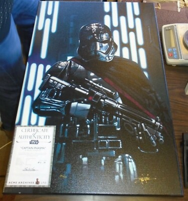 STAR WARS CAPTAIN PHASMA 30" X 20" CANVAS ACME ARCHIVES WITH BOBA FETT ...