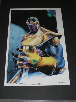 2014 SDCC Thanos Art Print BY Jerome Opena & Alex Sinclair 13x19 #'d ...