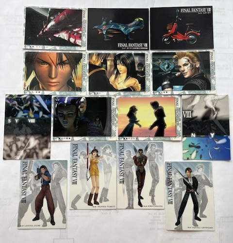 Lot of 14_Final Fantasy VIII 8 - Triple Triad - 14 Perfect Visuals NP ...