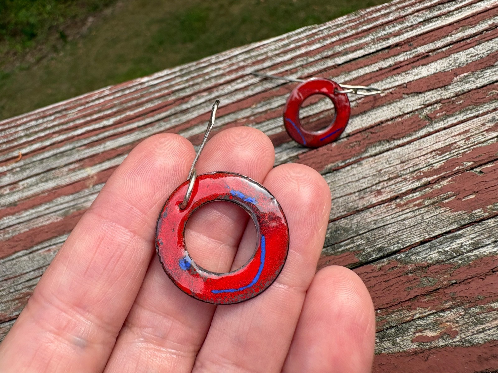 Handmade Copper Enameled 