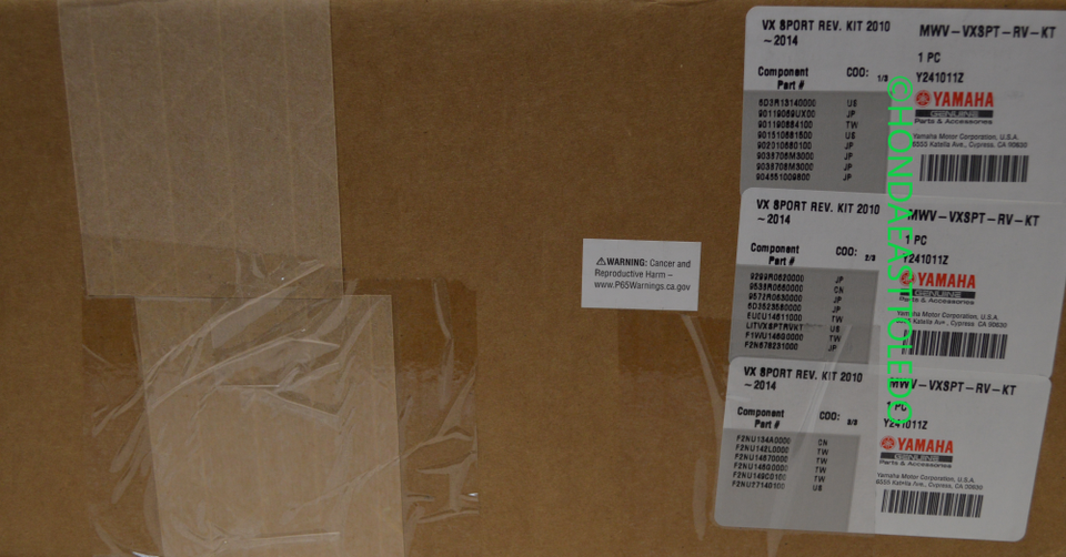 YAMAHA VX Sport Reverse Kit 15-16 V1 V1 SPORT 10-14 VX SPORT MWV-VXSPT ...