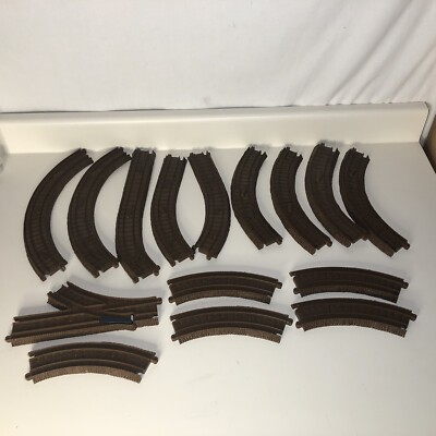 Thomas Trackmaster 15 pcs. dark brown track shapes Zip Zoom 2009 Misty ...
