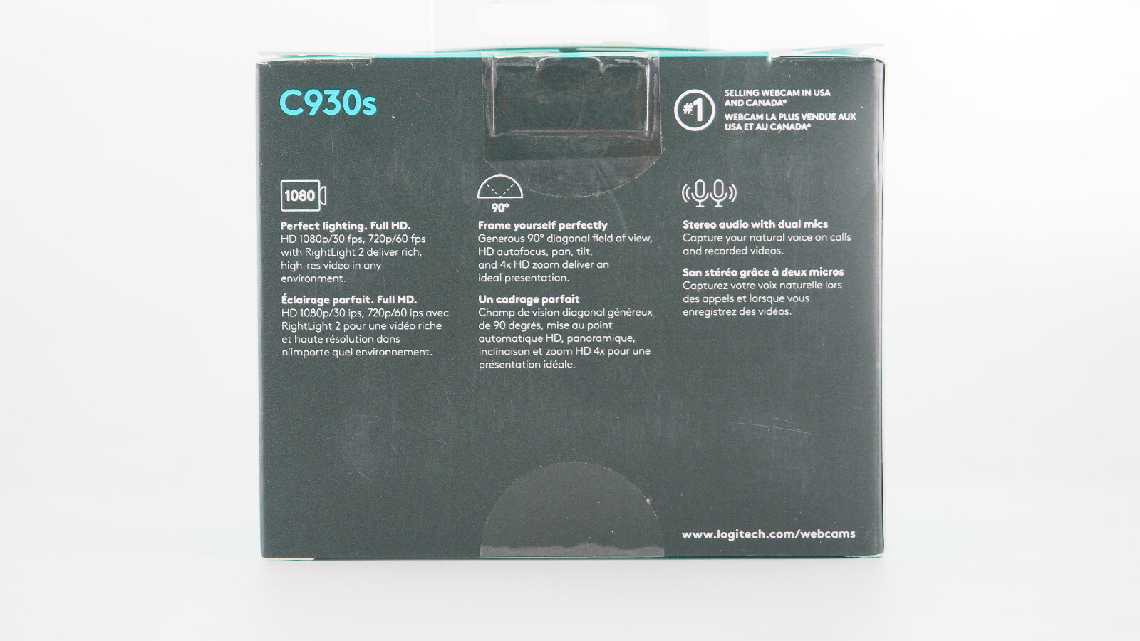 Logitech C930s Pro HD 1080 Webcam for Laptops with Ultra Wide Angle ...