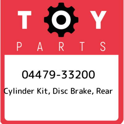 04479-33200 Toyota Cylinder kit, disc brake, rear 0447933200, New ...