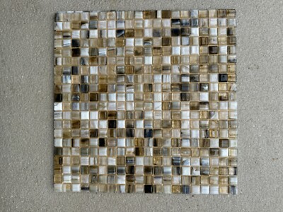 Silver Lion Mosaic Tile Sheets - Horn Square. Premium Tile Bought For £ ...