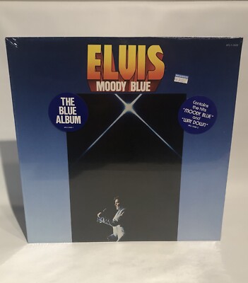 ELVIS PRESLEY MOODY BLUE LP AFL1-2428 1977 RCA RECORDS FACTORY SEALED . | eBay