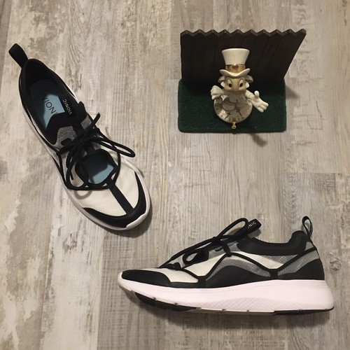 Vionic Giselle Black White Mesh Slip-On Cut-Out Sneakers Sz 10/42 | eBay