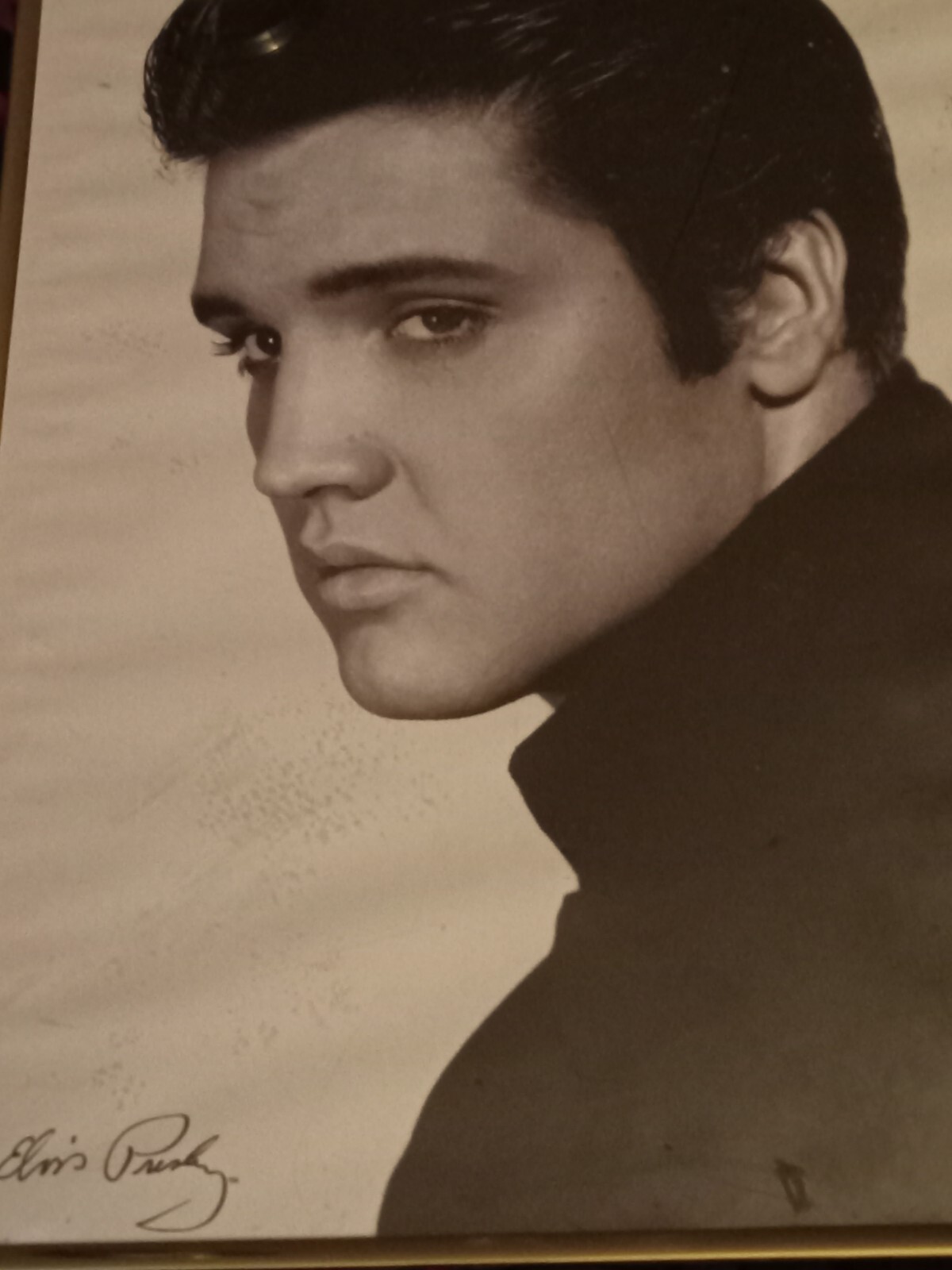 Autographed Poster Of Elvis Presley | eBay