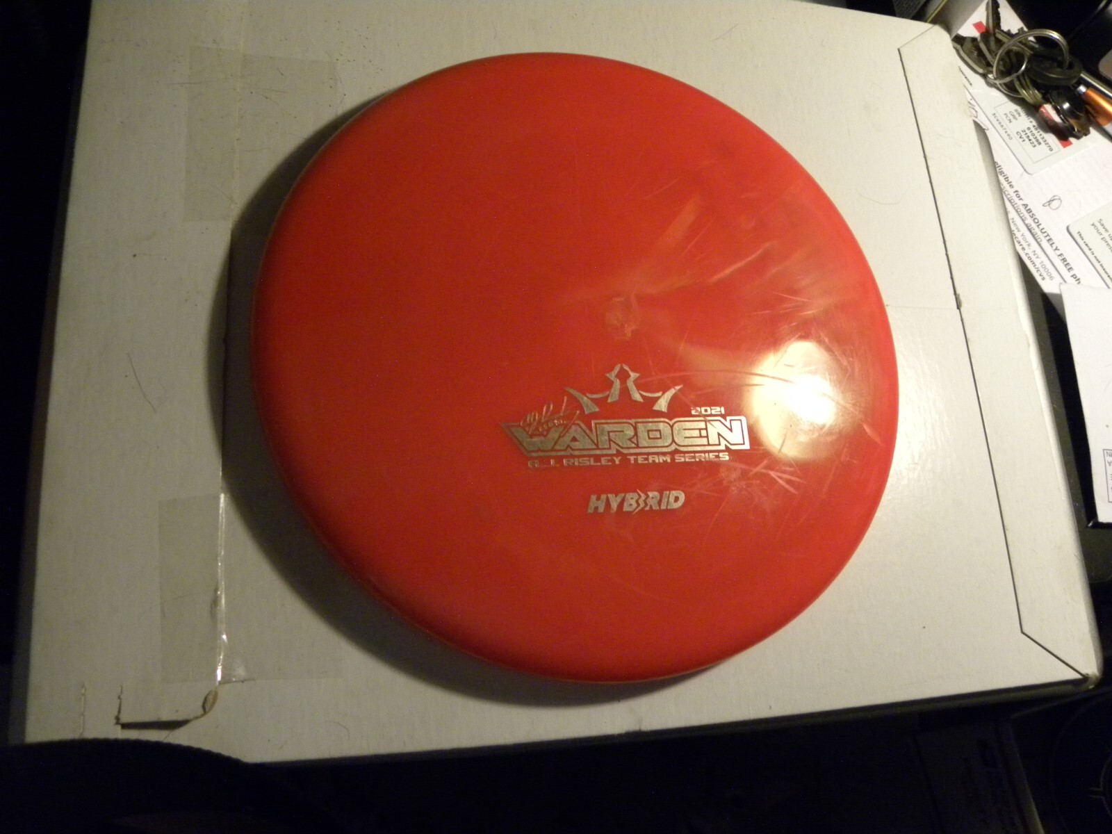 Dynamic Disc Hybrid Warden 176 gram golf disc AJ Risely Team Series ...