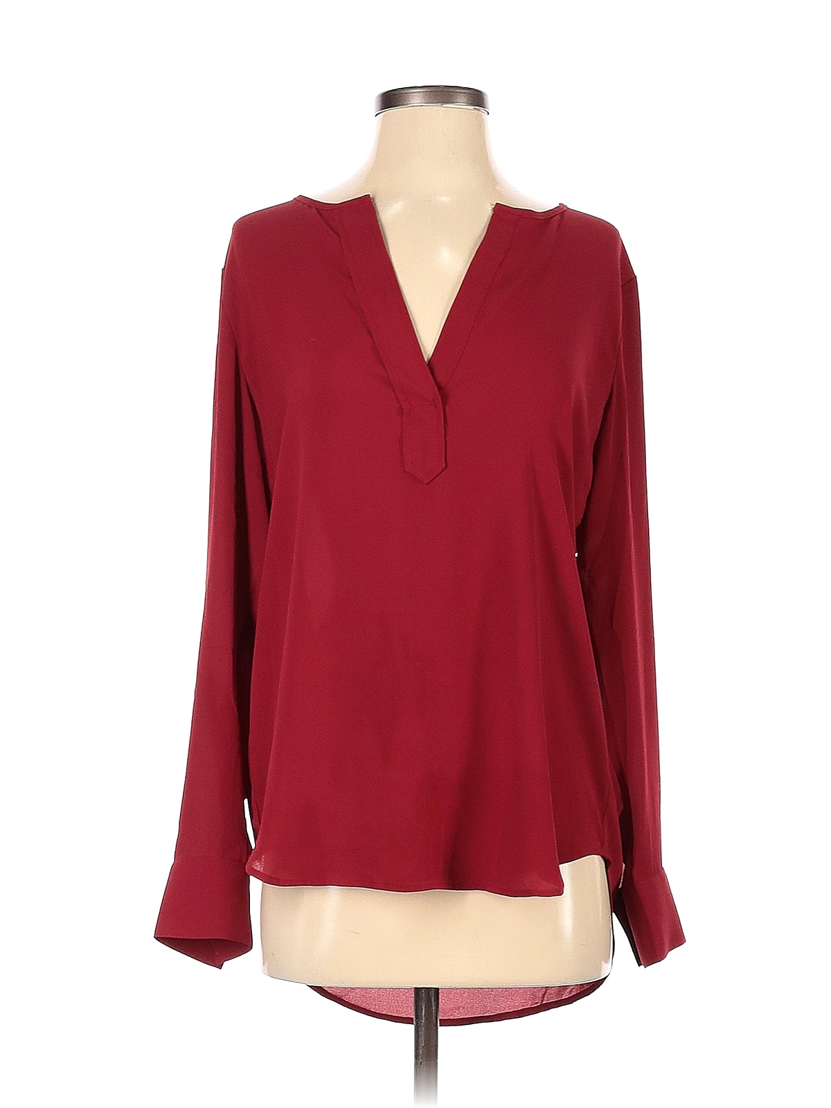PREMISE Women Red Long Sleeve Blouse S | eBay