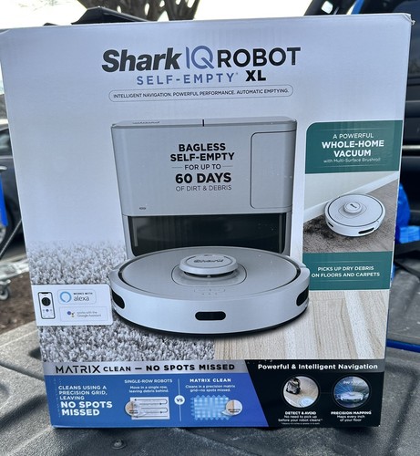 Shark IQ Robot Vacuum Bagless 60 Day Capacity Base RV2303AE | eBay