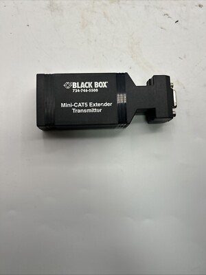 BLACK BOX 724-746-5500 MINI CAT5 EXTENDER TRANSMITTER AC504A 30 Days ...
