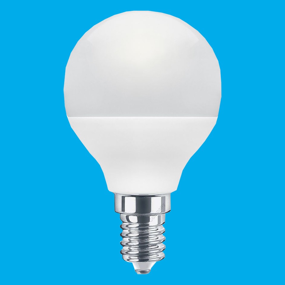 2x 5.5W (=40W) DIMMABLE Pearl LED SES E14 Round G45 Golf Ball Light ...