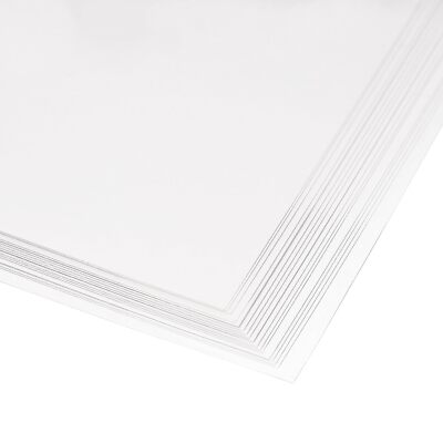 0.1Mm Thick A4 Size Clear PVC Sheet 297Mm X 210Mm Transparent Rigid ...