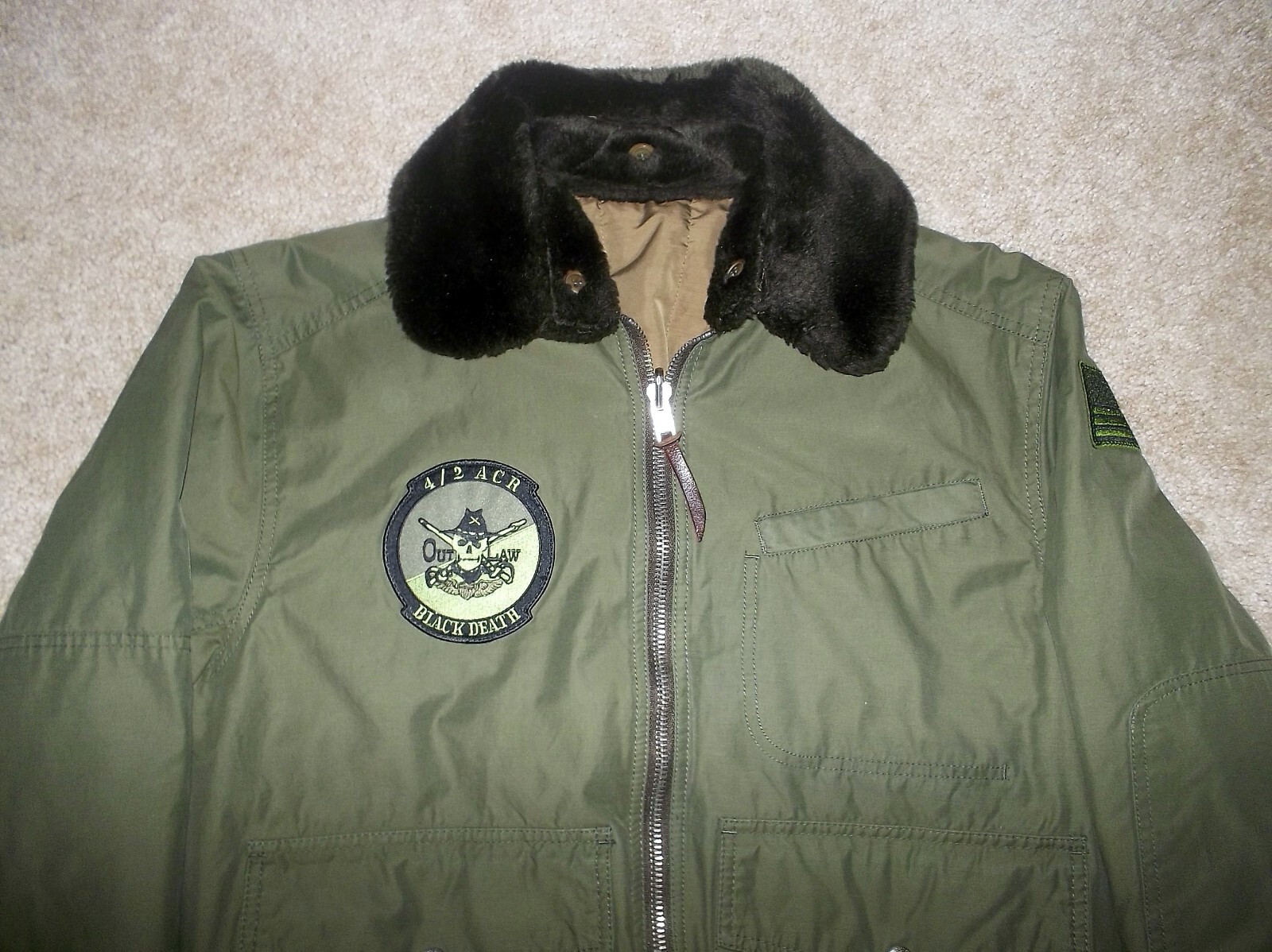 US Military SPIEWAK Fur Collar B10 FLIGHT Jacket 2nd … - Gem