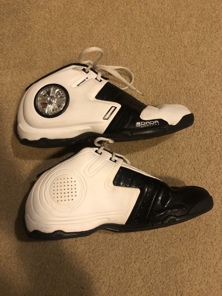 Rare Dada Supreme Spinner Shoes Latrell Sprewell Men's Size 11.5 Black ...