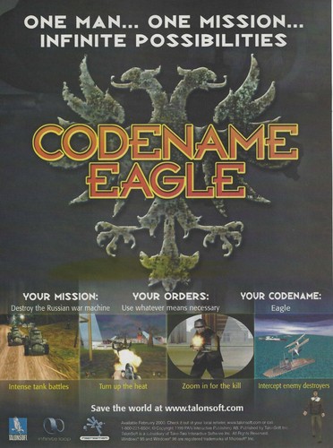 Codename Eagle Print Ad/Poster Art PC Big Box (A) | eBay