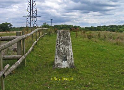 Photo 6x4 Trig point in field Thorns Green The pillar is known to the ...