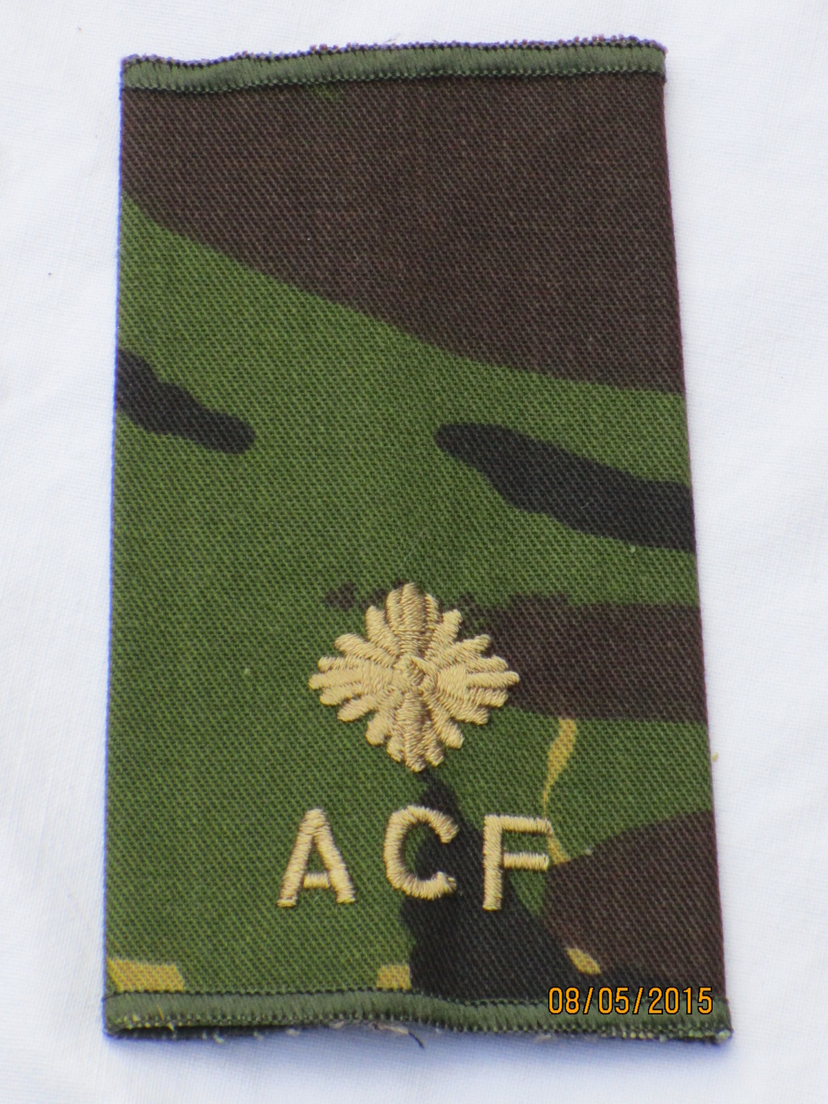 Rank Loop: 2nd Lieutenant, Army Cadet Force, ACF, DPM | eBay