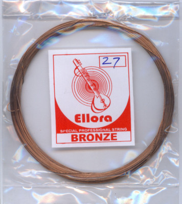 Bronze String Coil Gauge 27, 0.460 mm, 0.018 inch For Sitar Sarod Israj ...