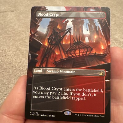 x1 Blood Crypt - Borderless R MTG Ravnica Remastered M/NM, English | eBay