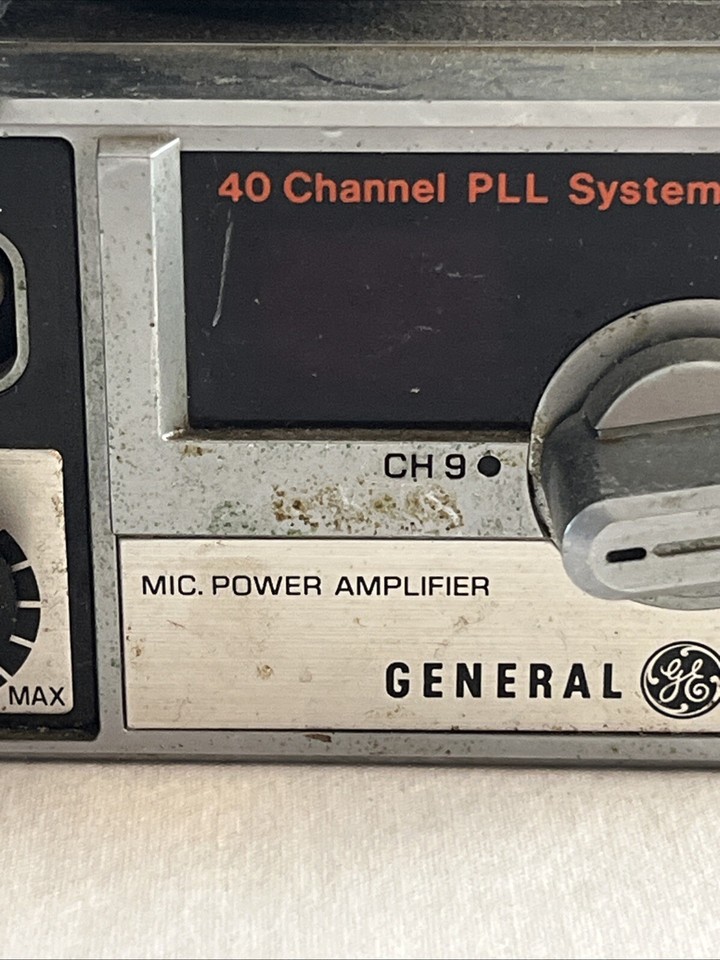 General Electric CB Radio Model 3-5813A 40 Channel GE - Untested For ...