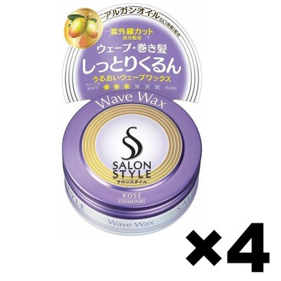 Salon Style Wave Wax TypeD Hair Styling Wax 4Pack Set 72g Made in Japan ...