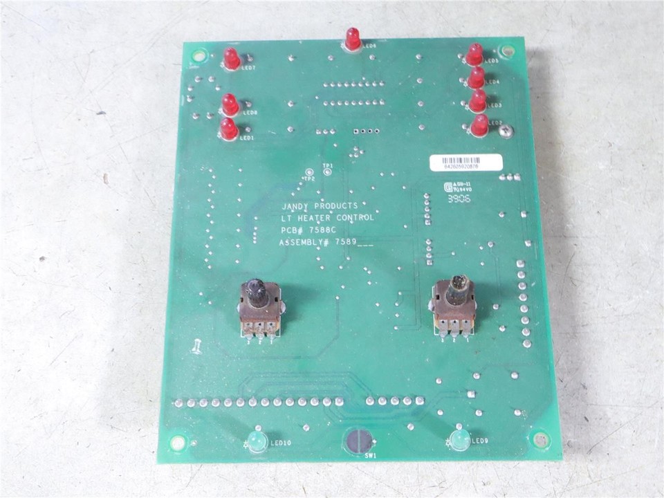 JANDY PCB# 7588C LT Pool/Spa Heater Control REV C Control Board ONLY | eBay