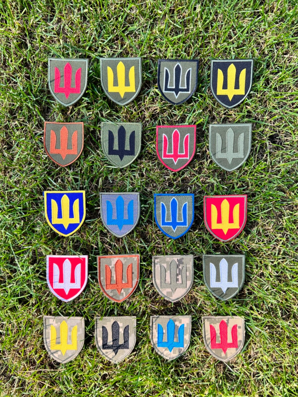 Ukraine patch set of 20 military war army trident patches Ukrainian armed forces | eBay