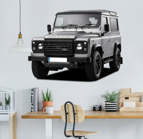 3D Black Cool SUV A312 Car Wallpaper Mural Poster Transport Wall ...