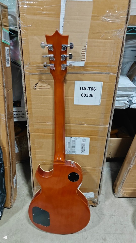 US Warehouse Fast Shipping Open Box 6 String Electric Guitar Flame ...