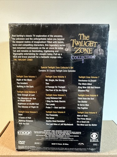 The Twilight Zone - Collection 1 (DVD, 2002, 9-Disc Set) for sale ...