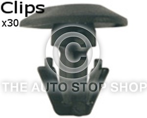 Panel De Clips Sellado 5,2 mm Citroen c5-citroen C6 Paquete De 30 parte ...