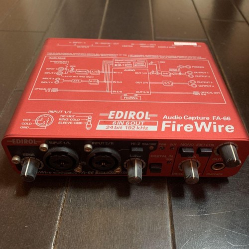 Roland Edirol FA-66 FireWire Audio Capture Digital Recording Interface ...