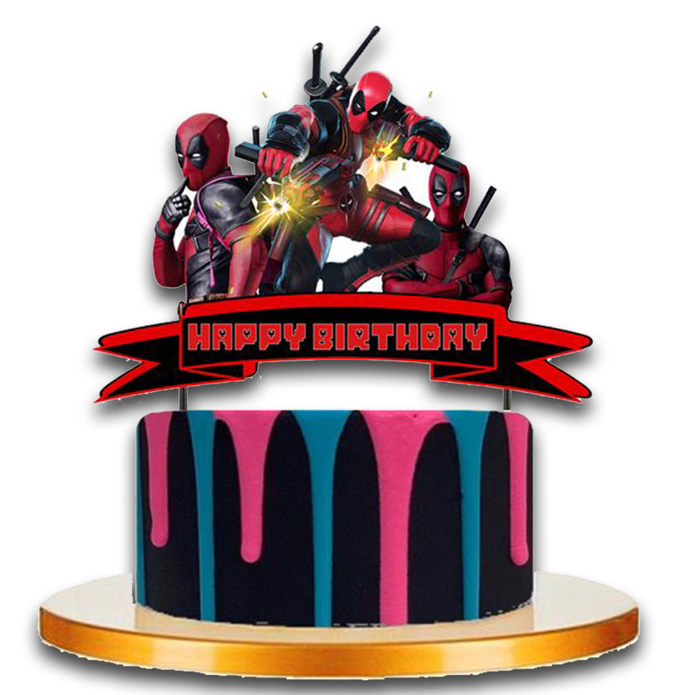 DEADPOOL Cake table Birthday Balloons PARTY balloon supplies decoration ...