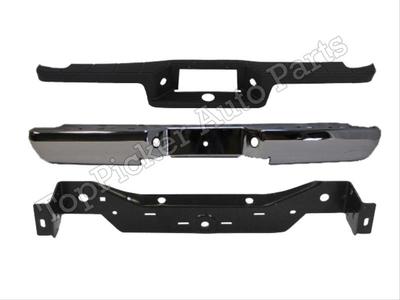 For 1993-2011 FORD RANGER STYLESIDE REAR STEP BUMPER BAR CHROME PAD ...