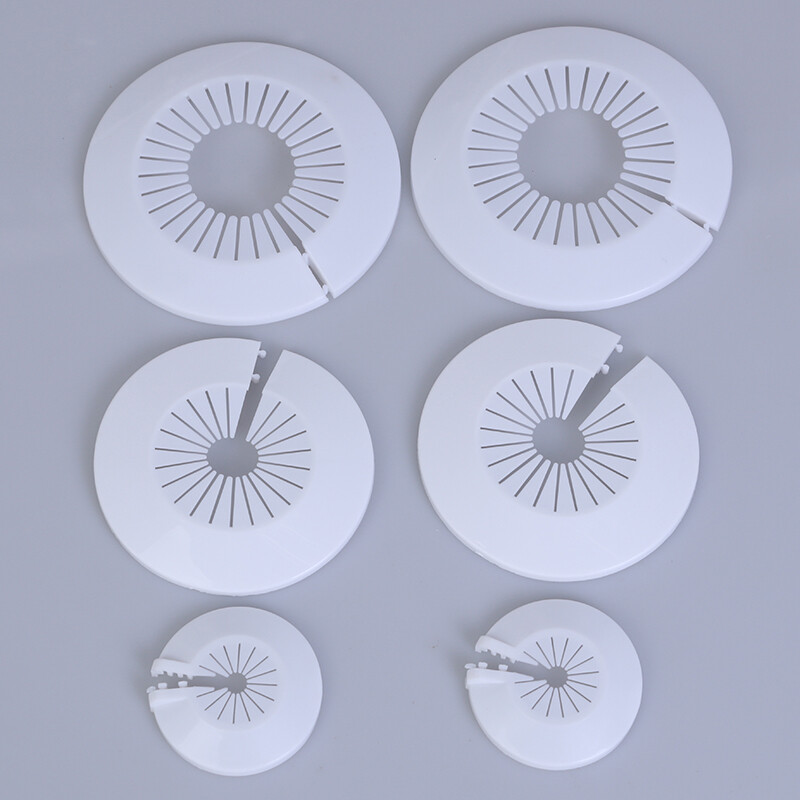 2pcs wall hole duct cover shower faucet angle valve Pipe plug ...