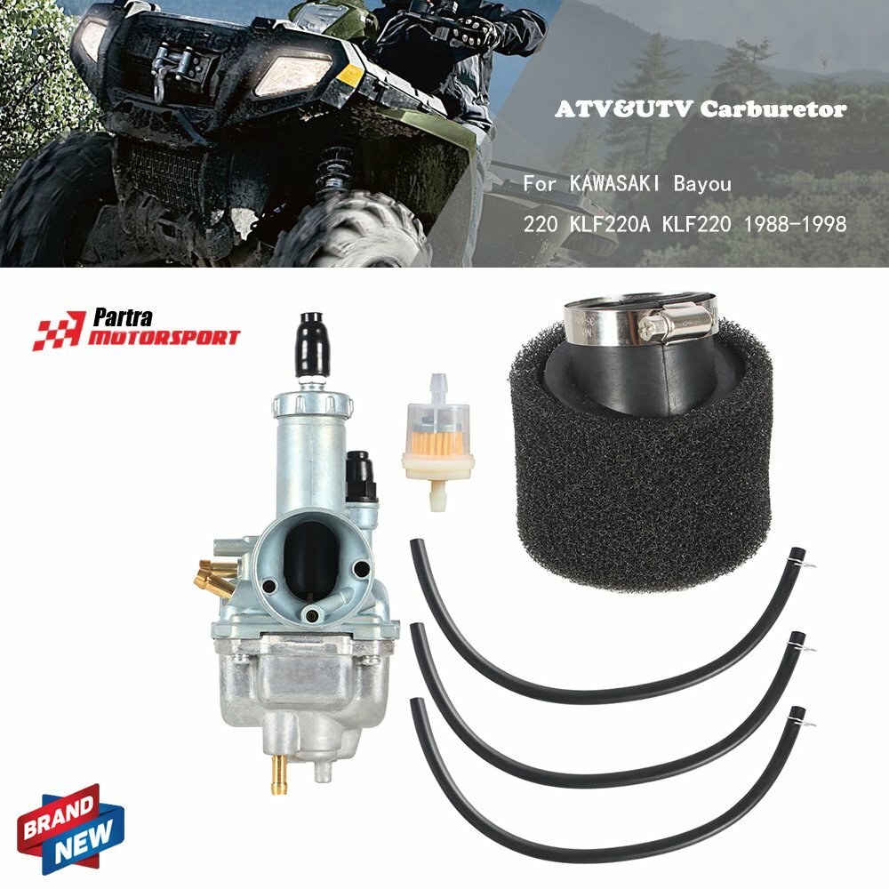 Fit For KAWASAKI Bayou 220 KLF220A KLF220 Carburetor 1988-1998 | eBay