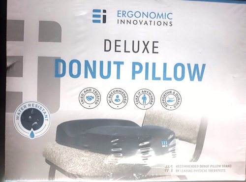 Ergonomic Innovations Deluxe Donut Pillow Blue Water Resistant | eBay